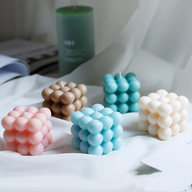 VIĆI Rubrik Korean Ins Style Nordic Ins Bubble Aroma Scented Candle ...