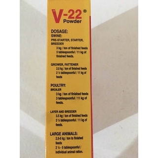 V-22 powder vitamins + minerals + amino acids mix to feeds 200g ...