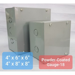 Pullbox Accessory Box Pull Box Square Gauge 18 G-18 4x6x6 4x8x8 Powder ...