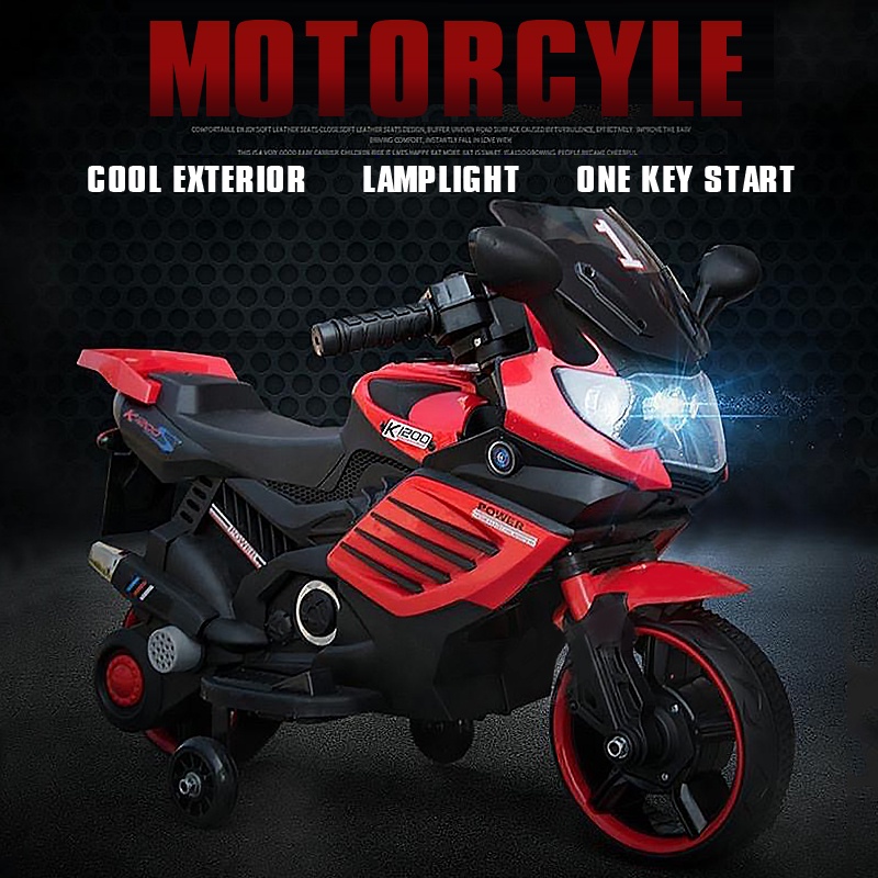 Baby motor Rechargeable mini motorcycle Kid Racer children's tricycle ...