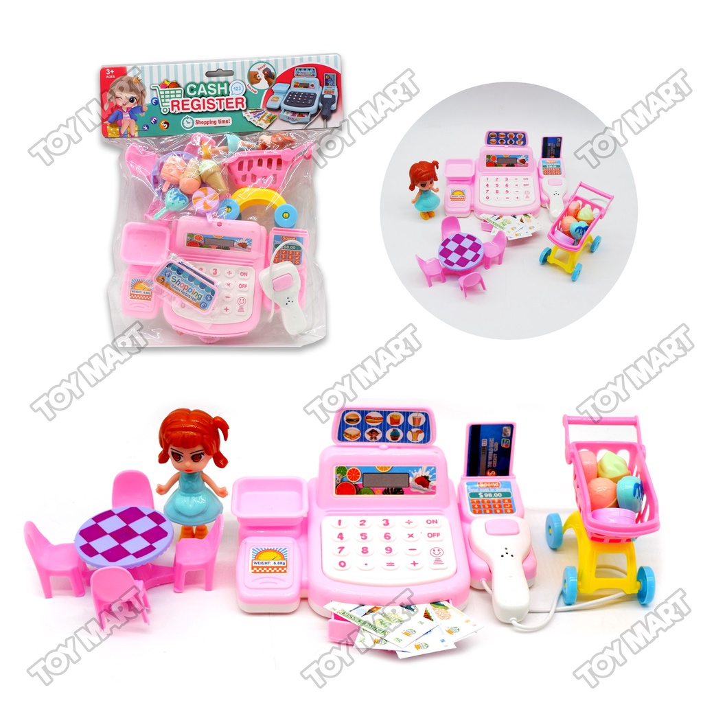 Supermarket Cashier Machine Simulation Mini Toy for Kids Cashier ...