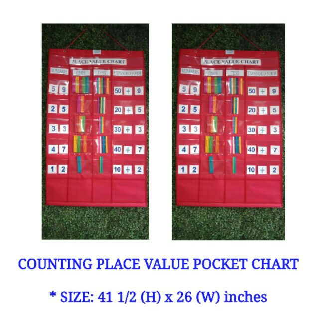 COUNTING PLACE VALUE POCKET CHART | Shopee Philippines