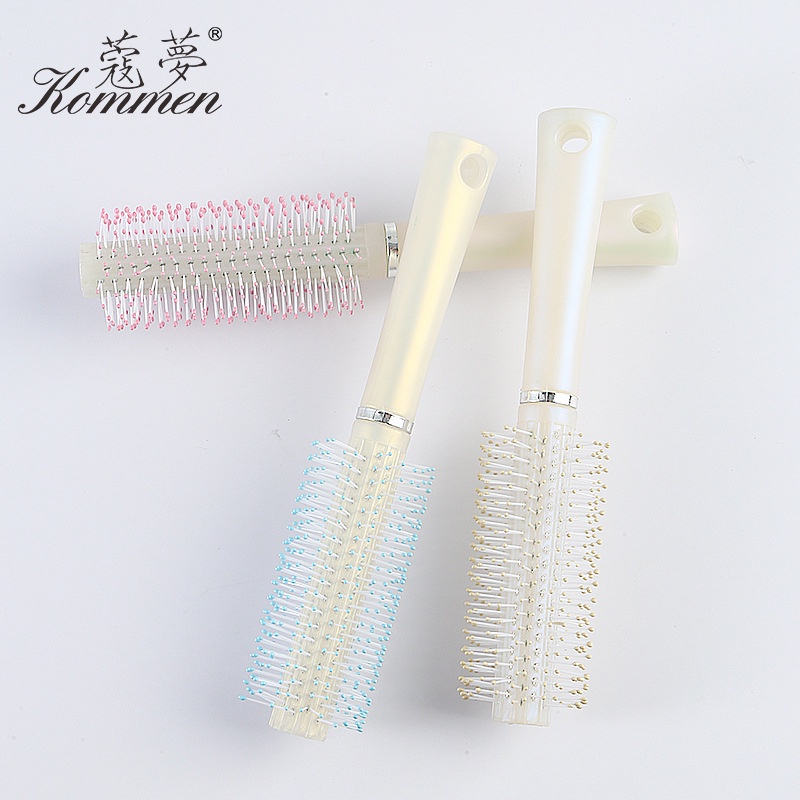Symphony Pearlescent Curly Hair Comb Rolling Comb Modeling Hairdressing ...