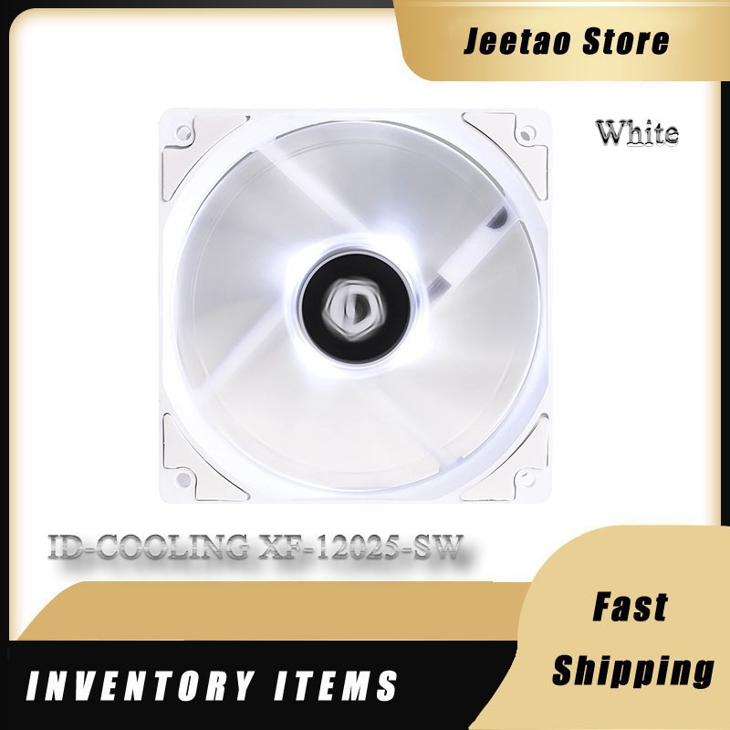 ID-COOLING XF-12025-SW Low Profile High Air Pressure,Low Noise & Big ...