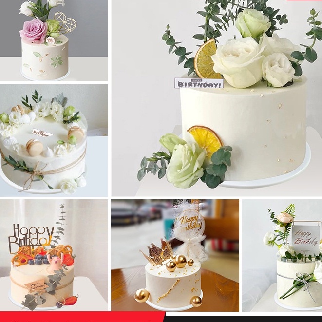 5 PCS Artificial flowers 7CM Rose Flower Heads Wedding Cake Decoration ...