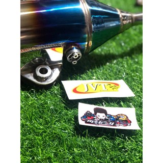 JVT EXHAUST PIPE FOR CLICK V3 STAINLESS (TITANIUM BODY) ( TAMBUTSO ...