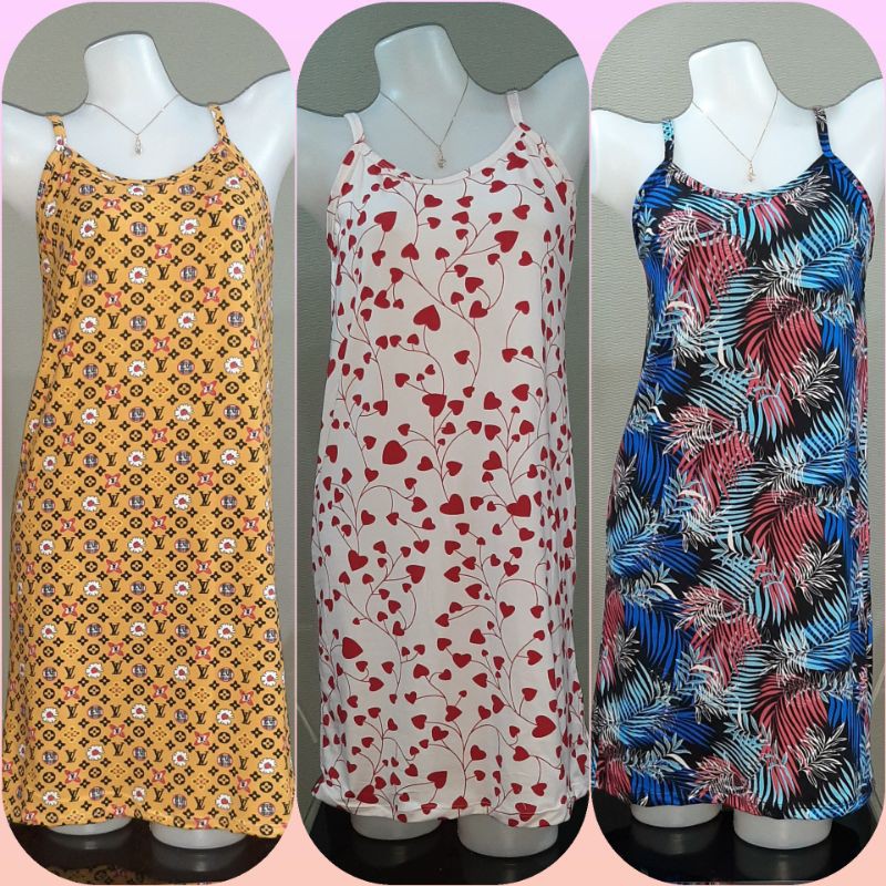 Pambahay Daster / Sexy Dress / Spaghetti Duster / Dress (Set B ...