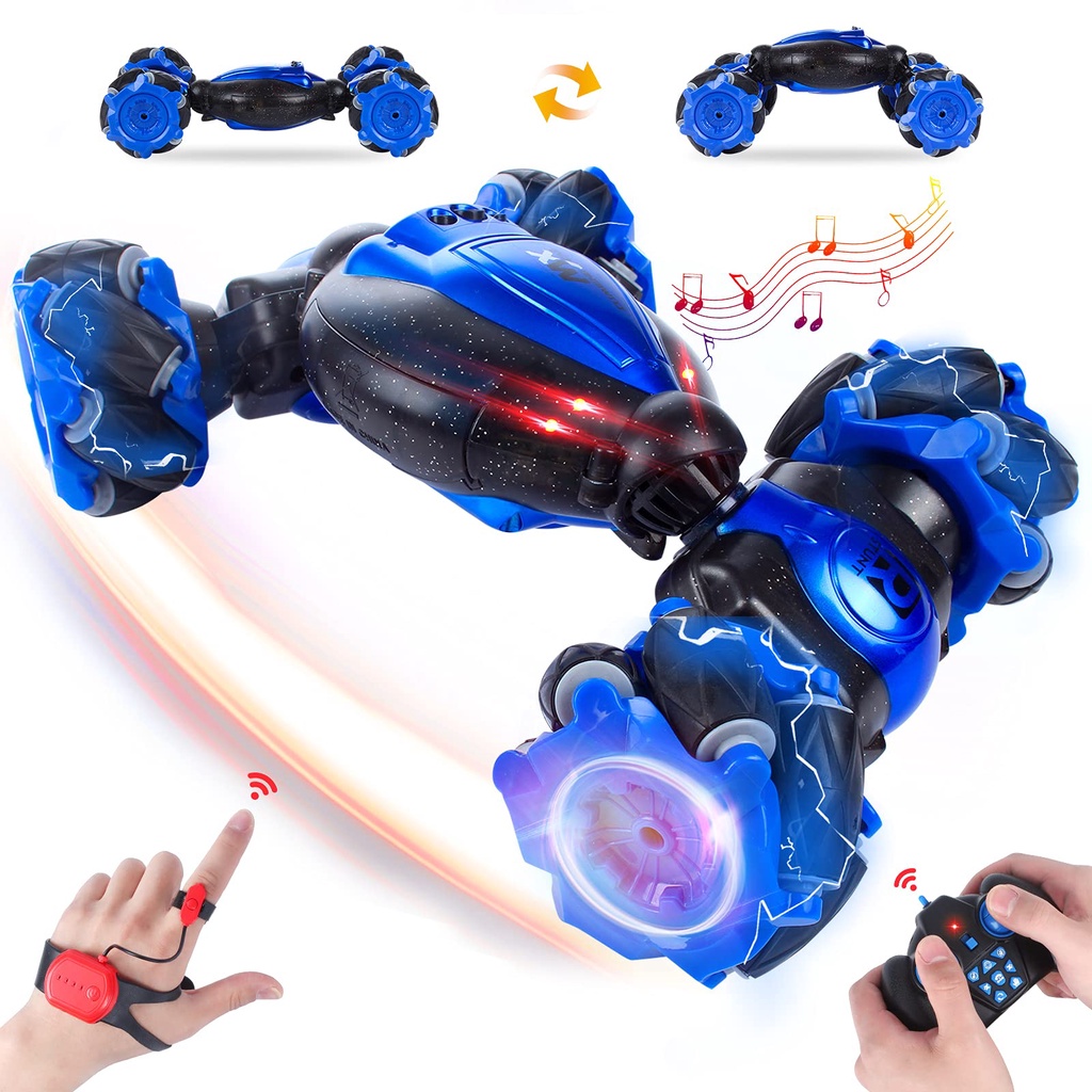 RC Car Stunt Twist Truck 4WD 2.4G Remote Control Gesture Sensor Toy Car ...
