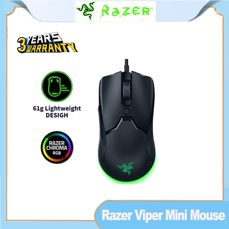 【3-Year Warranty】100% Original Razer Viper Mini Lightweight Wired Mouse ...