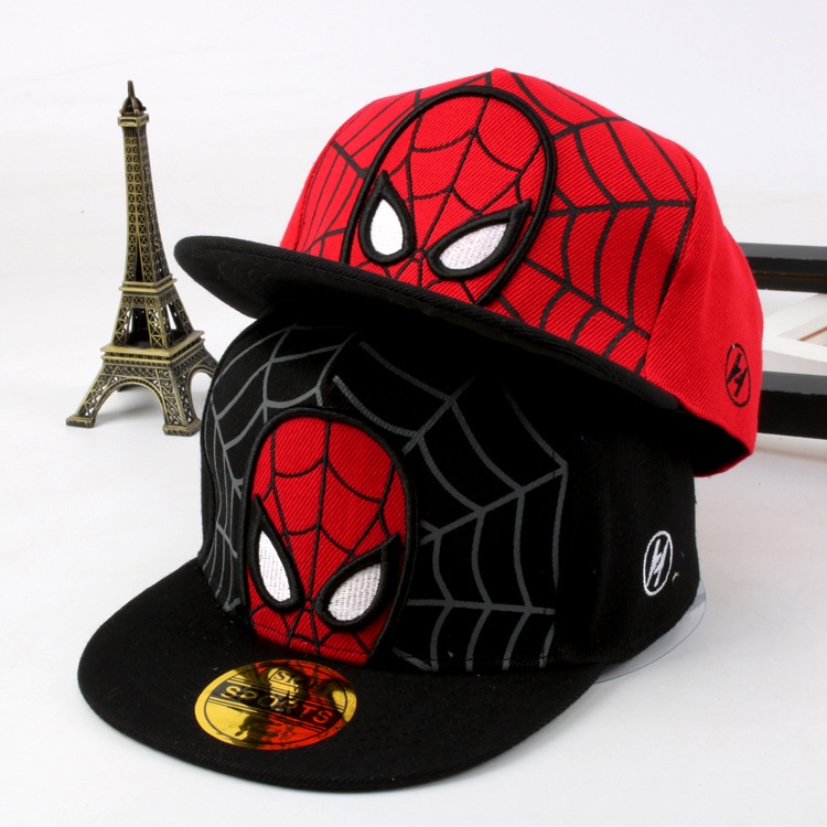 Marvel Spiderman Baseball Cap Embroidery Cotton Hip Hop Hat for Kids ...