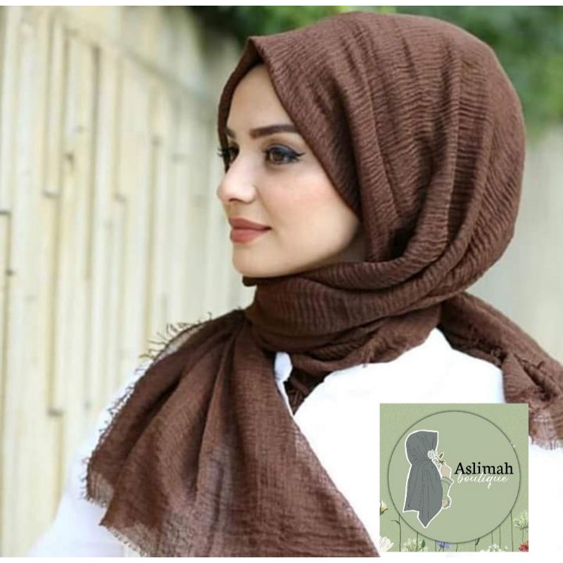 fringe hijab shawl (Jakarta) | Shopee Philippines