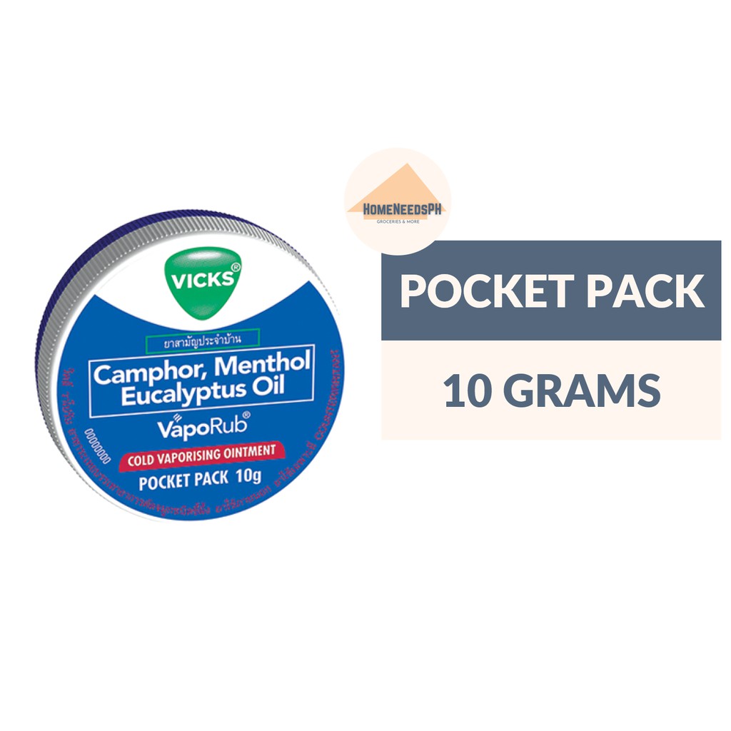 VICKS VapoRub Cold Vaporising Ointment Mini Pack 5g, 43% OFF