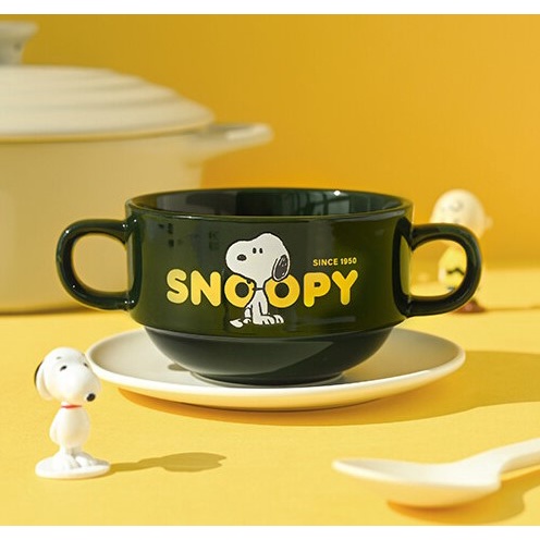 Snoopy Soup Bowl Peanuts Dinnerware Ceramic Bowl [Korean Product ...