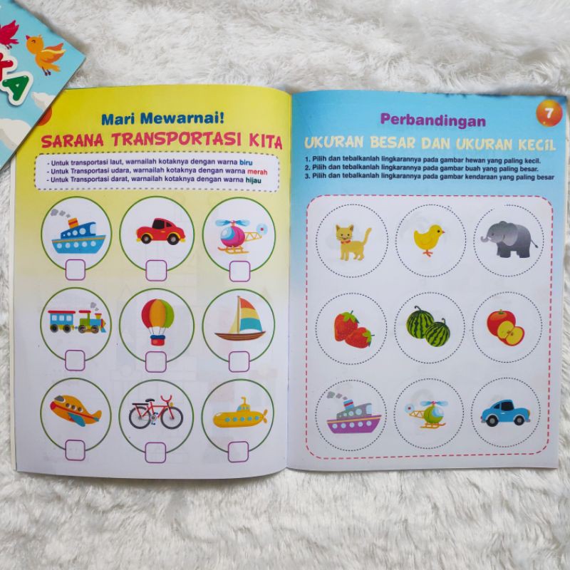 Cheerful Mathematics Book For PAUD/Kindergarten Education - Manila Store