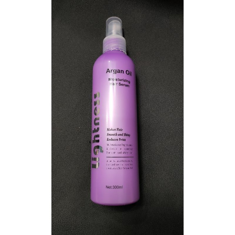 Argan Oil Moisturizing Hair Serum Spray 300ml (Lightness) | Shopee ...