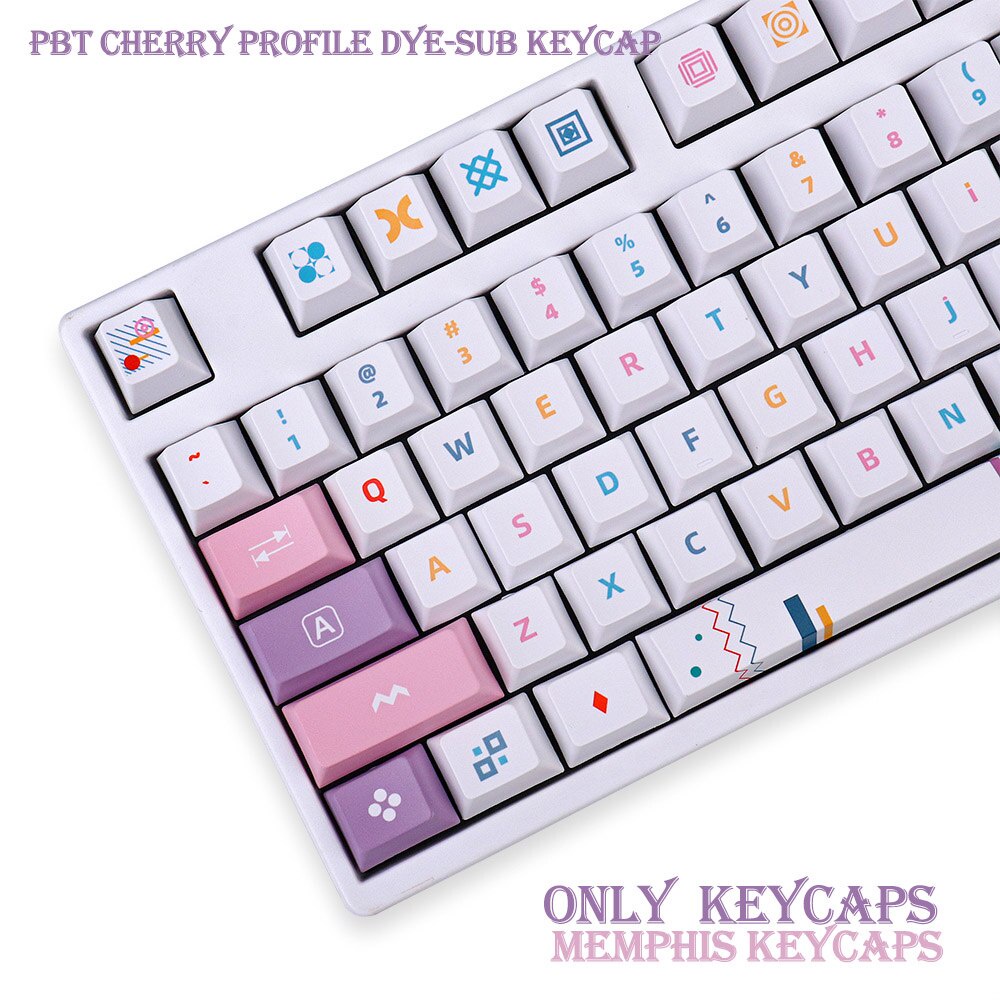Candyland 125-key PBT Keycap Cherry Profile DYE-SUB Personalized ...