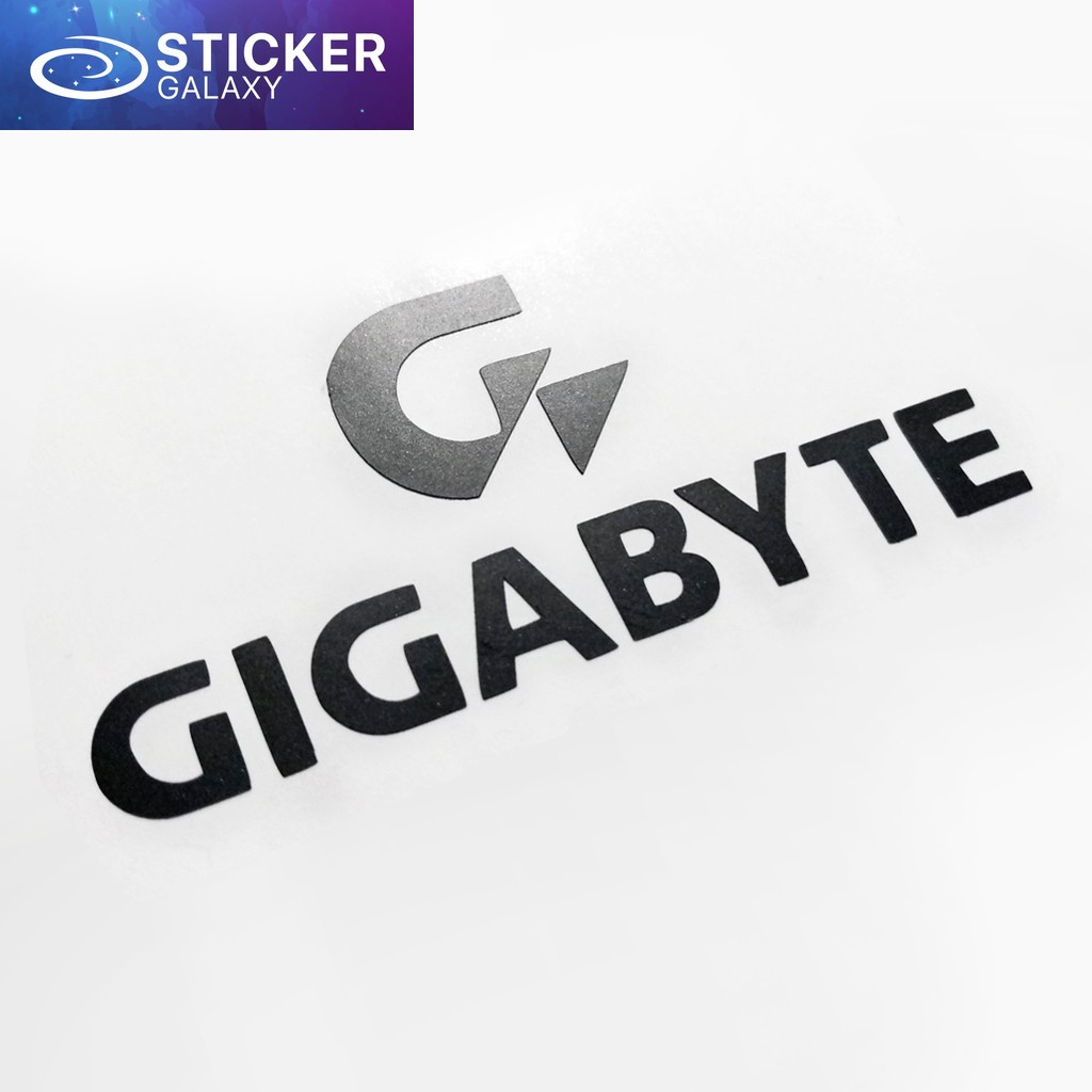 GIGABYTE PC gamer vinyl sticker decal for pc case, laptop, phone ...