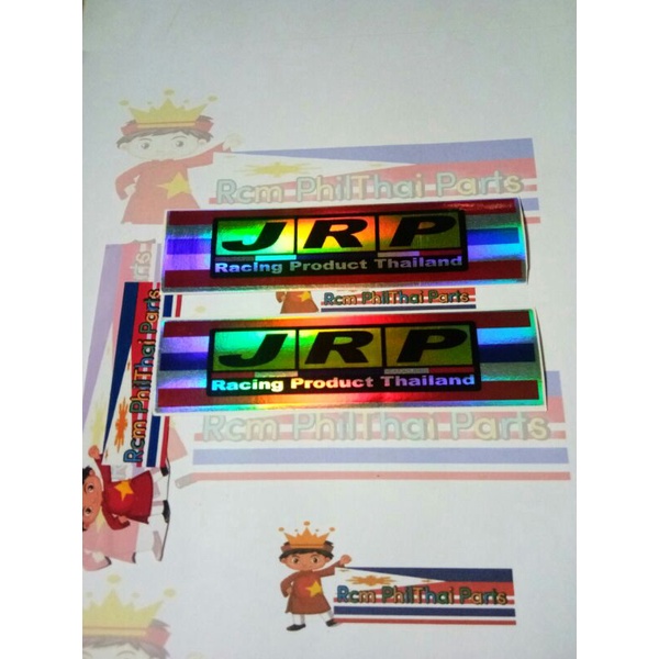 Jrp x thailand hologram sticker 2pcs front shock universal(GOOD FOR ...