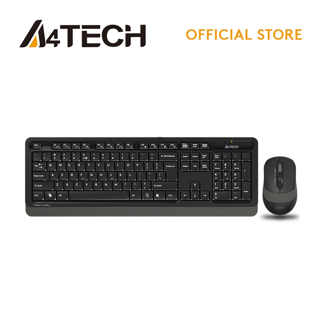 A4Tech FG1010 Fstyler FGK10 + FG10, 2.4G Power-Saving Wireless Keyboard ...