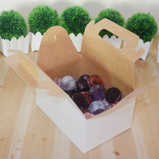 50pcs Carrier box / Takeout box Plain / Munchkin box / chicken / donut ...