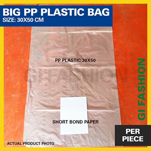 BIG PP Plastic Sack Bag (30x50 inches) / Plastic Sako for garments RTW ...