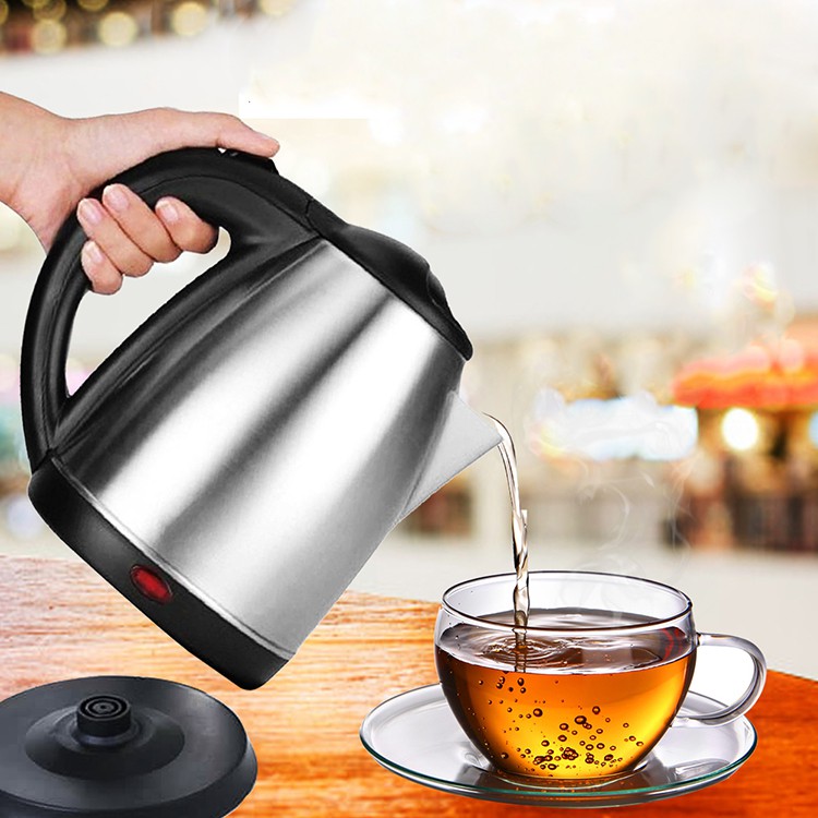 Stainless Steel Electric Kettle 1.8L (Silver) | Shopee Philippines