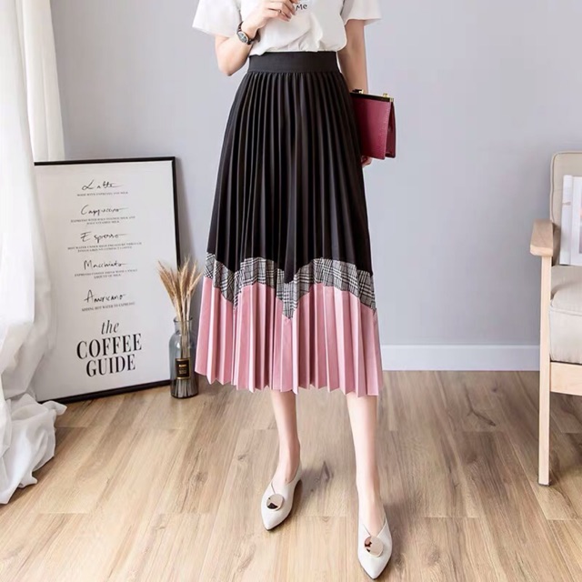 Pleated Maxi Skirt.. | Shopee Philippines