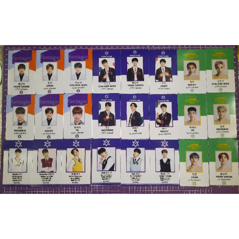 ON HAND ASTRO PVC ID with OT6 back signatures (switch on, purple ...