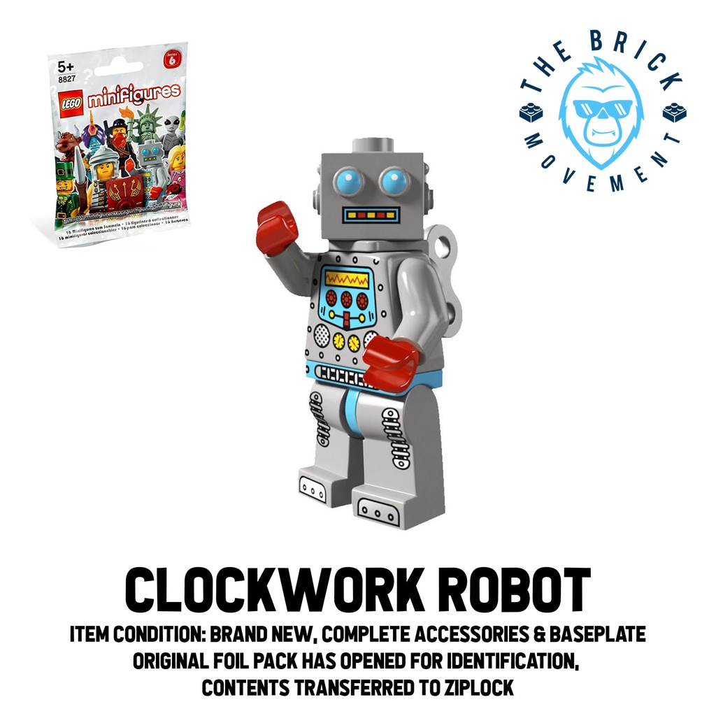 LEGO® Collectible Minifigure Series 6: Clockwork Robot Minifigure ...