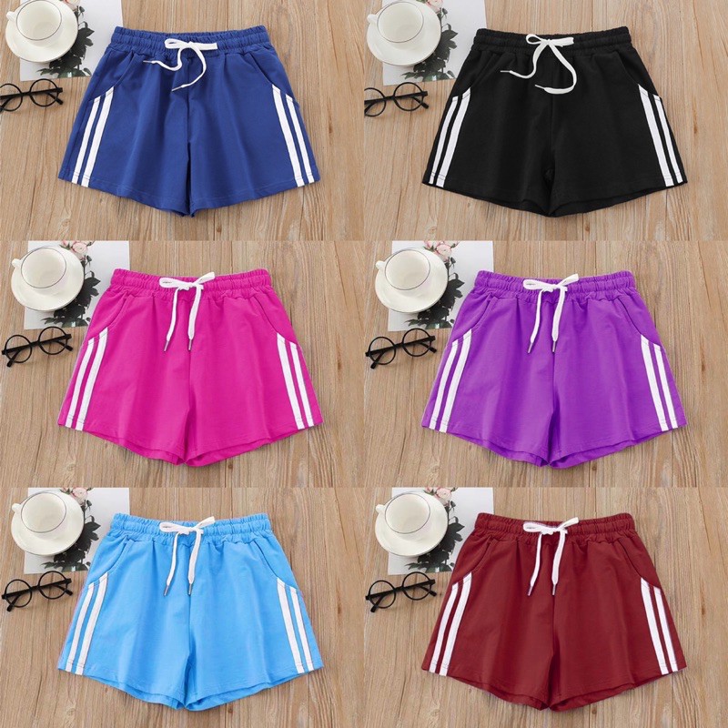 LADIES TWO LINE PLAIN SEXY DOLPHIN SHORT (FREE-SIZE, FITS SIZES 25-30 ...