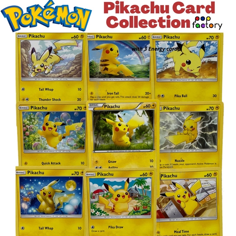Pokemon Pikachu TCG Card Collection | Shopee Philippines