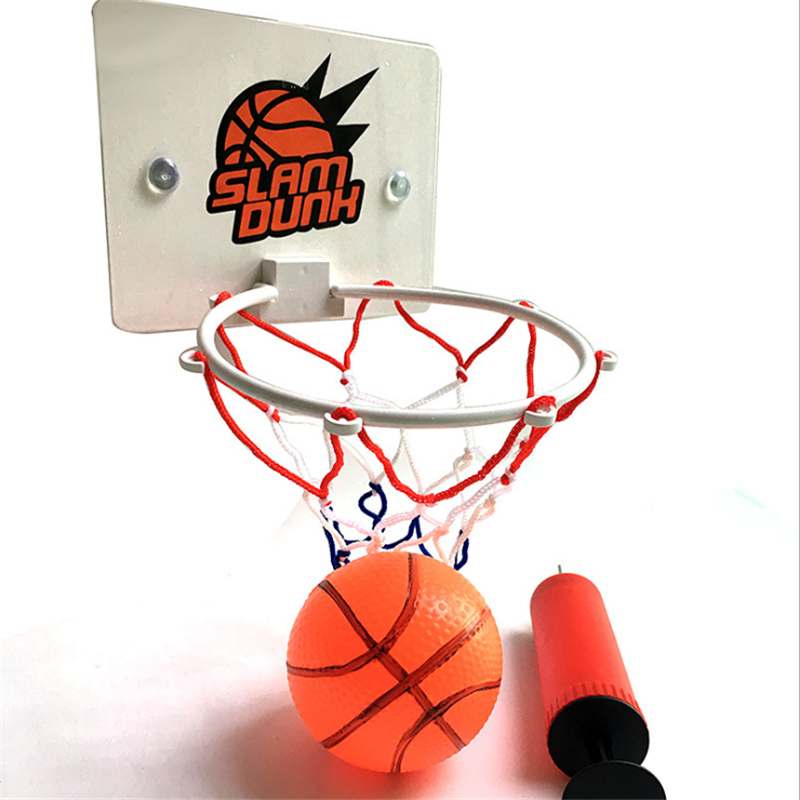 Portable Mini Basketball Hoop Toy Kit Indoor Home Basketball Fans ...