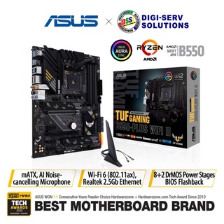 Asus TUF GAMING B550M-PLUS WiFi II AMD B550 Chipset Ryzen Micro ATX Gaming Motherboard | Shopee ...