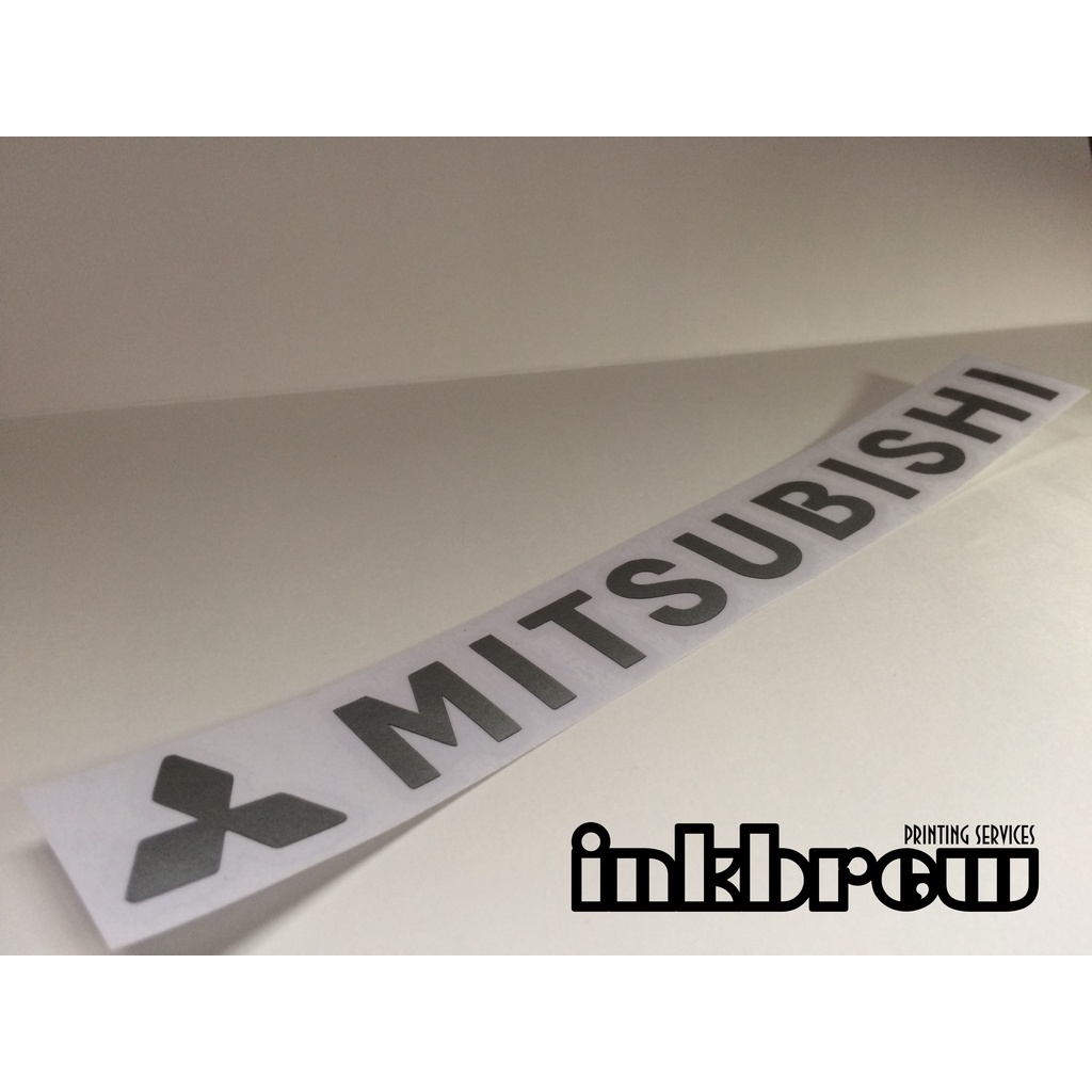 Mitsubishi Sticker/Decal for Mitsubishi Vehicles | Shopee Philippines