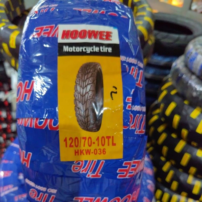 HOOWEE 120/70/10TUBELESS FOR BERGMAN | Shopee Philippines