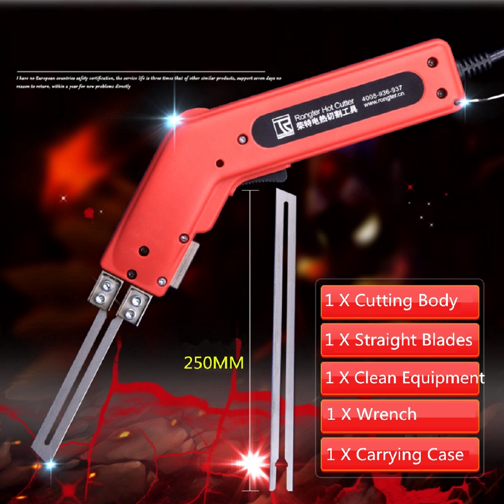 250W Styrofoam Electric Foam Heat Wire Tool Grooving Cutter Blades ...