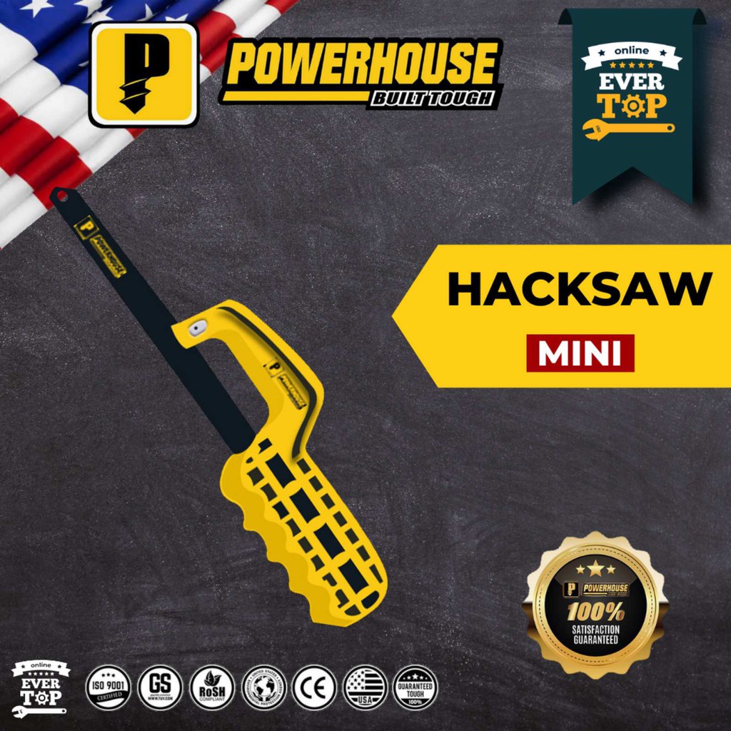 POWERHOUSE MINI HACKSAW | EverTop Online | Shopee Philippines