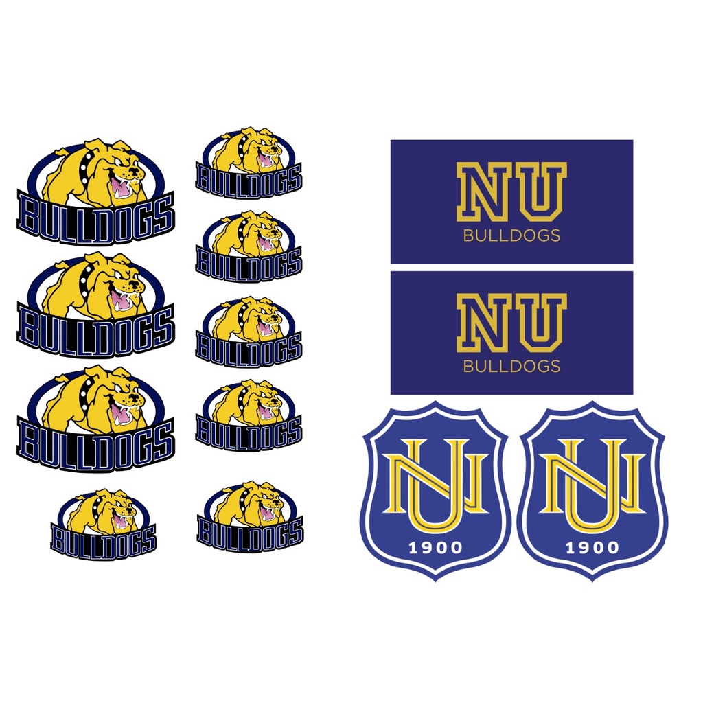 NU Bulldogs Sticker 13 PIECES, Car Sticker, Laptop etc., National ...