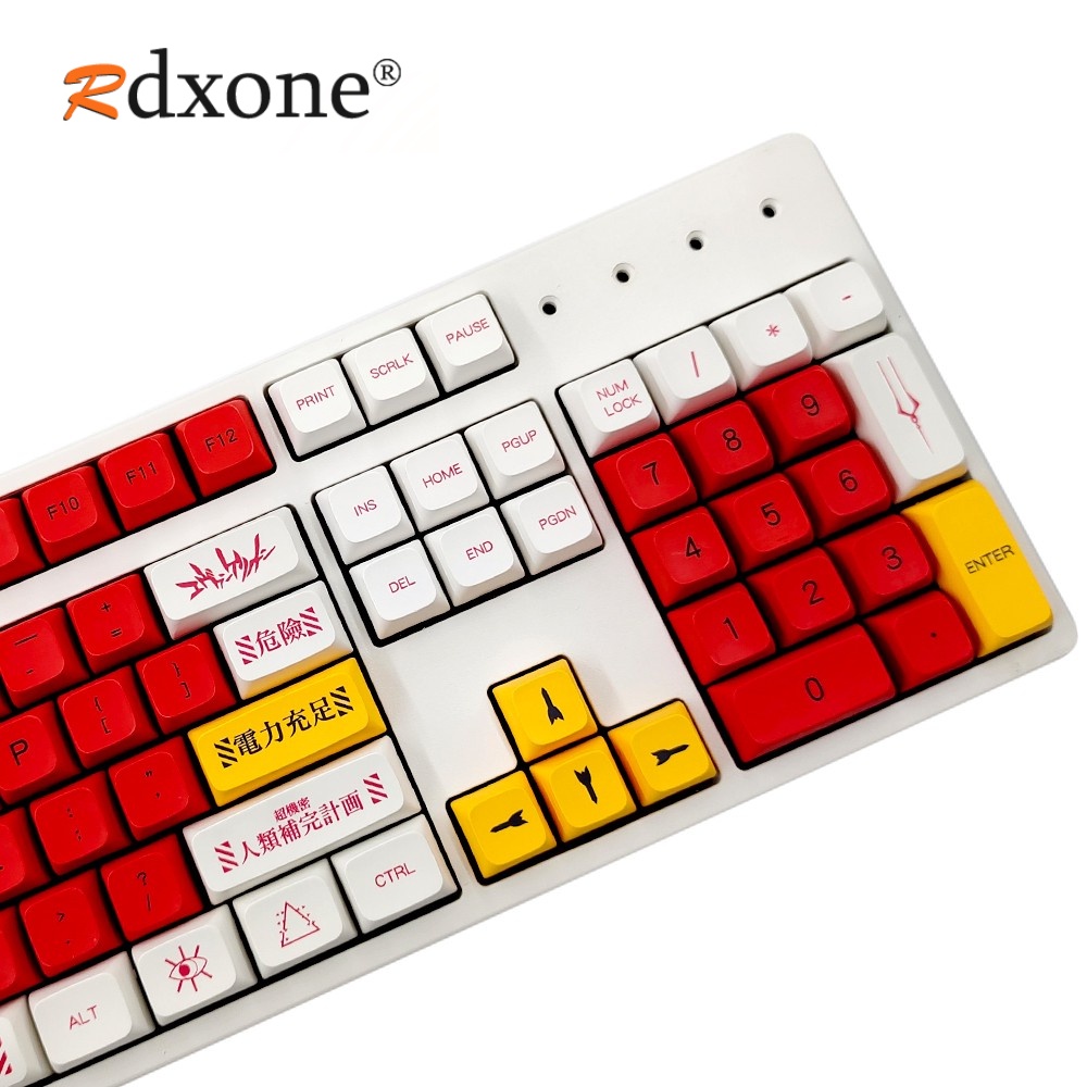 Rdxone XDA Profile PBT Keycap Mechanical Keyboard 138 Key EVANGELION-02 ...