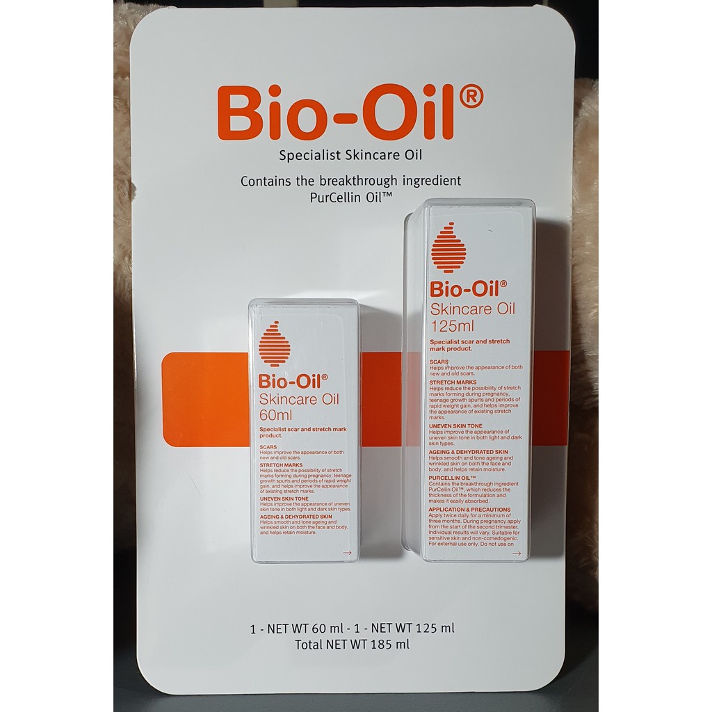 Bio-Oil Specialist Skincare Oil Pack of 2 (125ml + 60ml) | Shopee ...