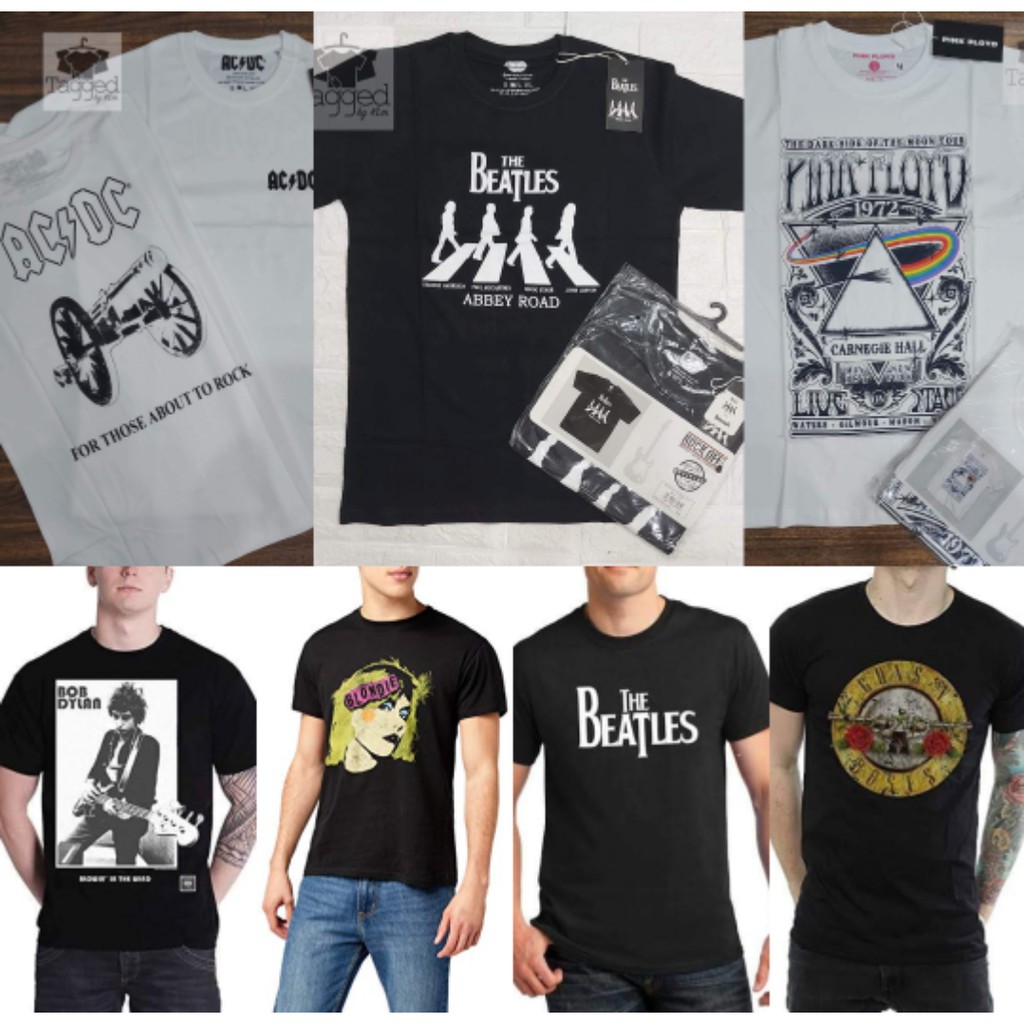 ROCK OFF Band Tees Overruns for Unisex - Batch 3 | Shopee Philippines