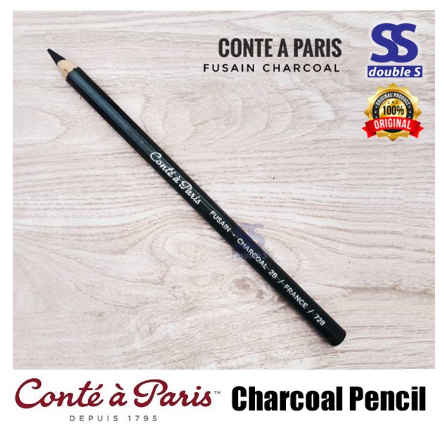 Conte a paris コンテ ア パリ FUSAIN-CHARCOAL チャコール鉛筆 硬度 素晴らしい