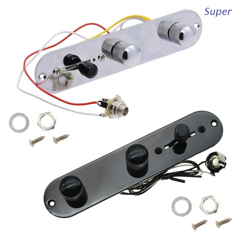 Super 3 Way Wired Loaded Prewired Control Plate Harness Switch Knobs ...
