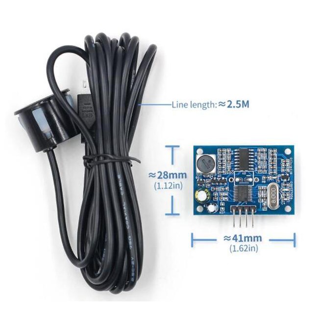 K02 Jsn Sr04t Integrated Ultrasonic Distance Measuring Module Parking Sensor Waterproof 