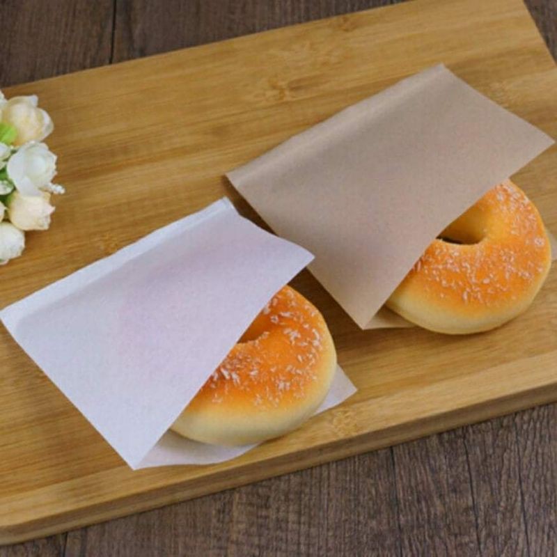 100pcs Donut and Siopao Paper Wrapper 6x6inches white only | Shopee ...