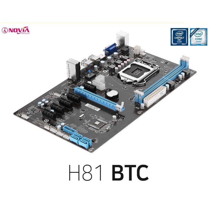 Inovia H81 Btc 1150 Motherboard Intel 4th gen | Shopee Philippines