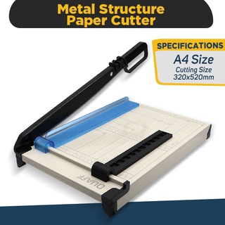 QUAFF Paper Cutter A4 / A3 / A5 / B4 || Metal Based & Wood Based ...