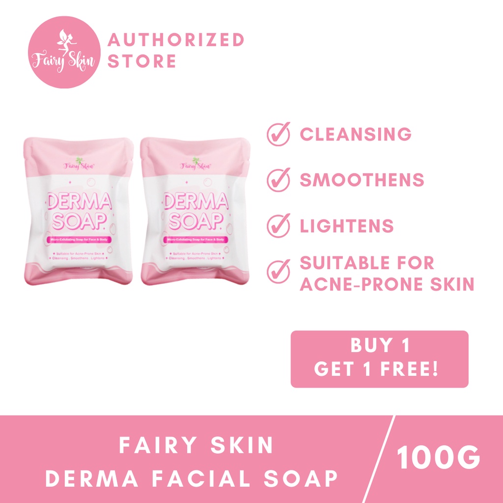 Buy 1 Take 1 Fairyskin Derma Soap (100g) | Shopee Philippines