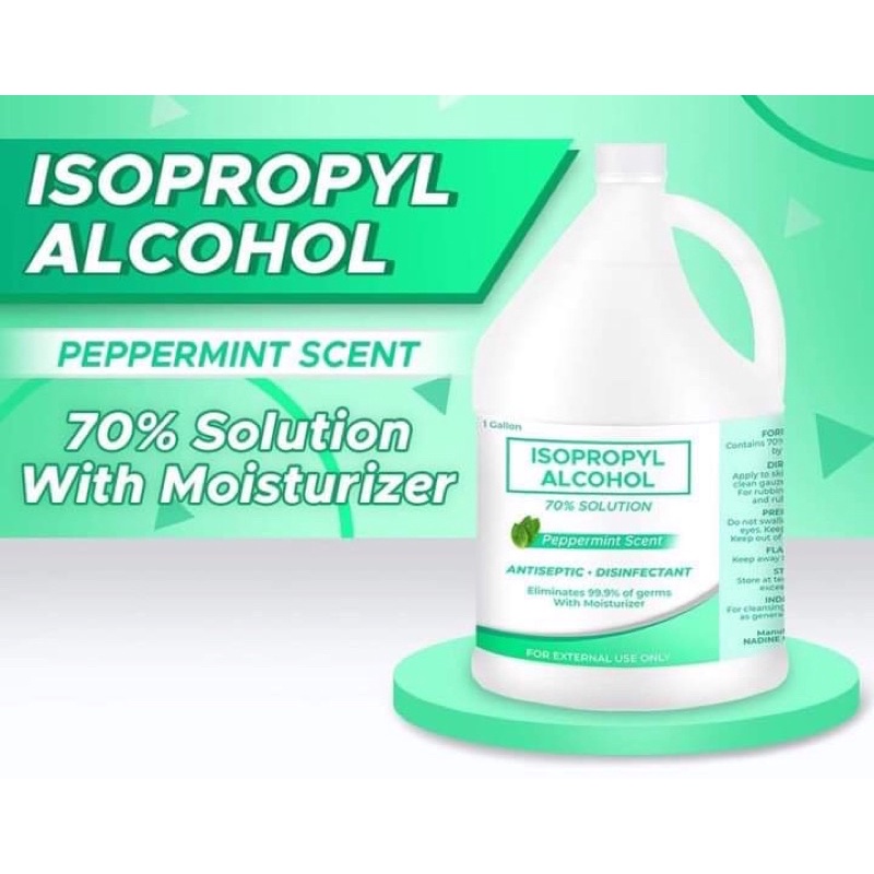 Perfume scent alcohol with moisturizer 1gallon (Peppermint) | Shopee ...