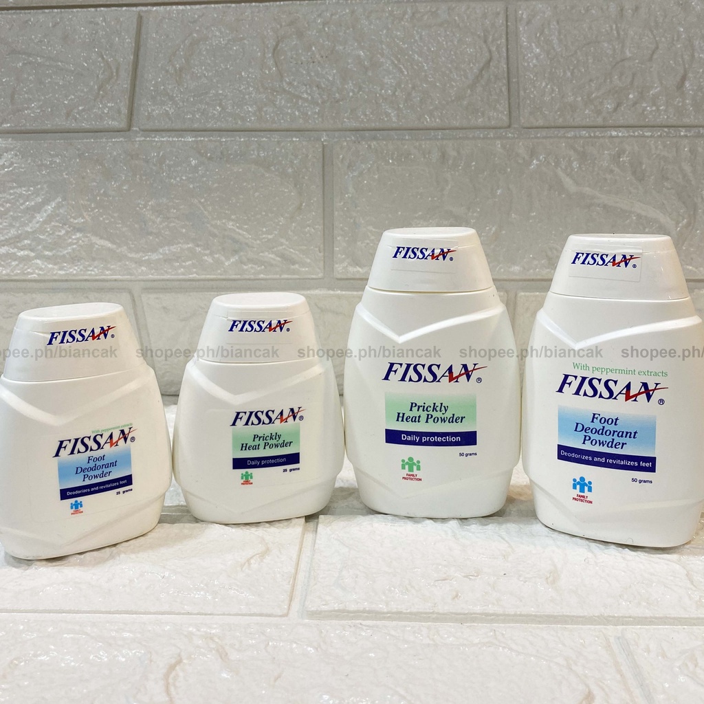 FISSAN POWDER PRICKLY HEAT POWDER FOOT DEODORANT POWDER 25G 50G (BEAUTY ...